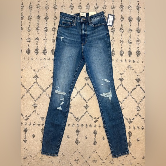 Target | Jeans | Target Blue Skinny Jeans With Distressed Details ...